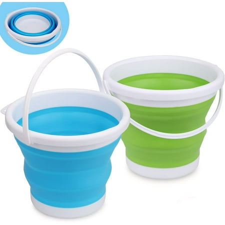 Foldable Beach Bucket Set Beach Portable Multifunctional Bucket Kit ...