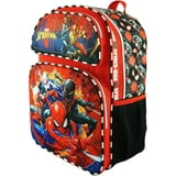 Marvel Spiderman backpack 16" with 3D EVA molded front pocket - Walmart.com