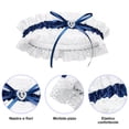 Aellinatey Bridal Wedding Garters for Bride Women Lace Leg Garter Belt ...