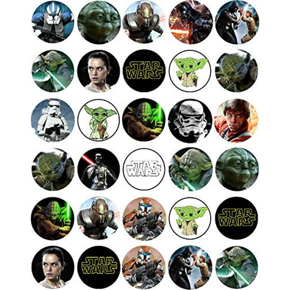 Star Wars Cupcakes Toppers