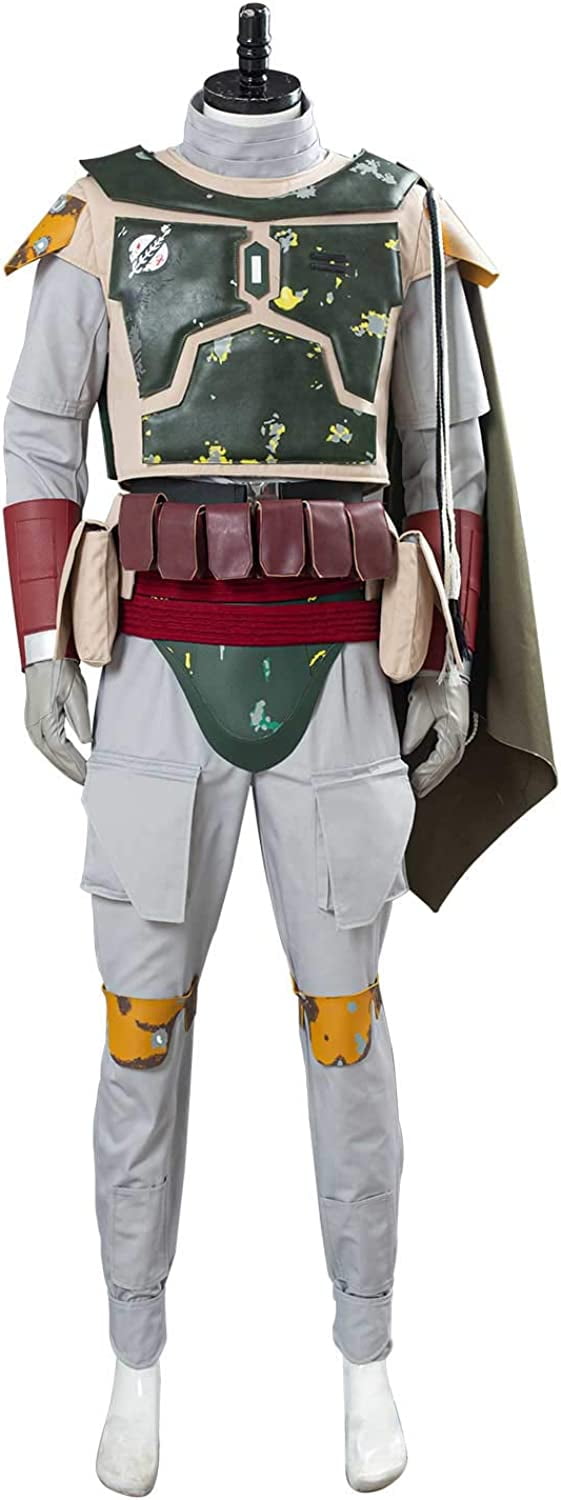 Buy QWZNDZGR Boba Fett Costume Adult for Mandalorian Cosplay Bounty ...