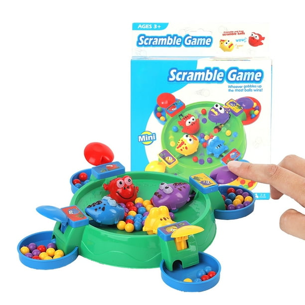 Table toy Mini frog eating bean game Gun pearl battle Kindergarten ...