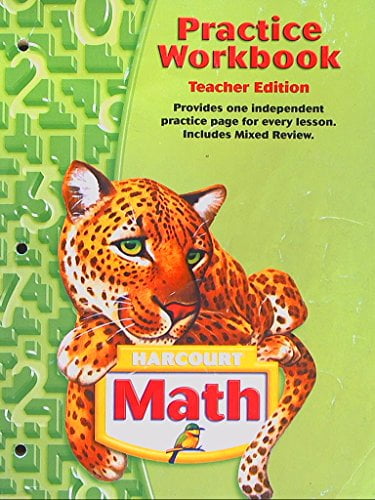 Pre-Owned Harcourt Math: Practice Workbook, Grade 5, Teacher Edition ...