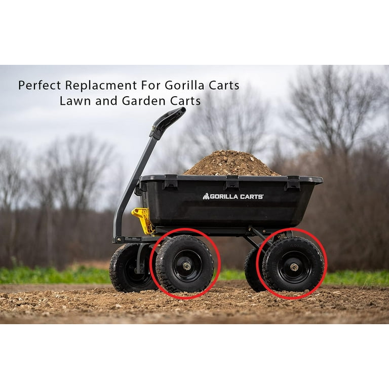Lawn Cart Replacement Wheels FATWHEELS Replacement Wheel Assembly