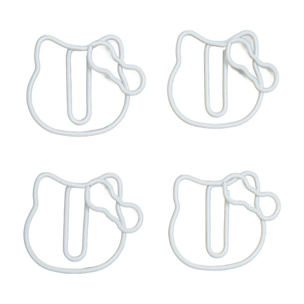 Small Paper Clips, Portable Paper Clips 100PCS Cat Shaped For Office ...