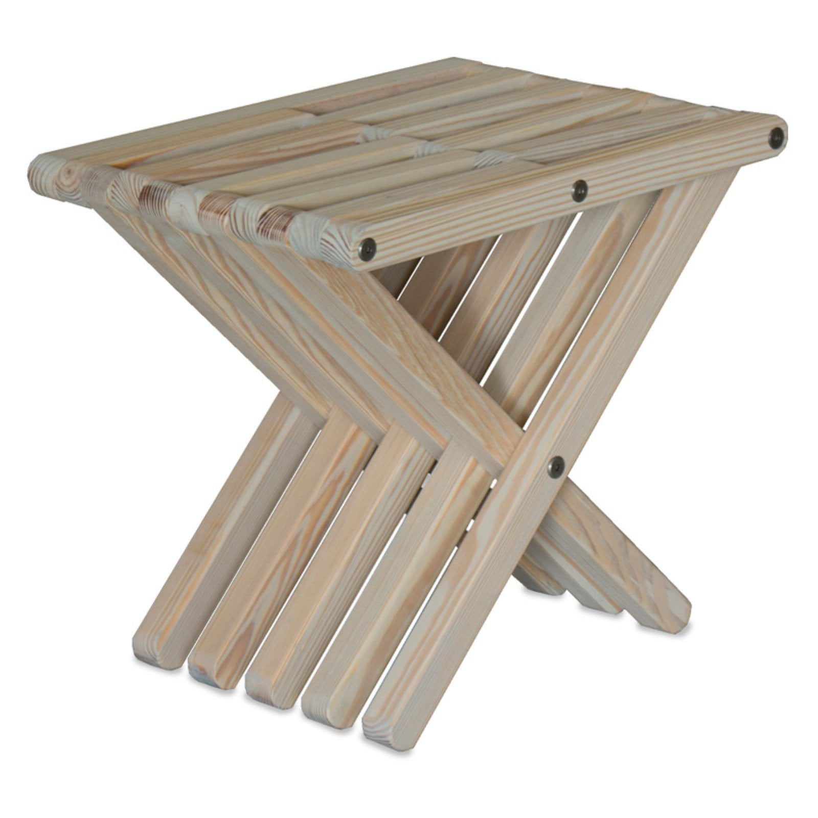 GloDea Xquare X30 Wooden Patio Stool - Walmart.com
