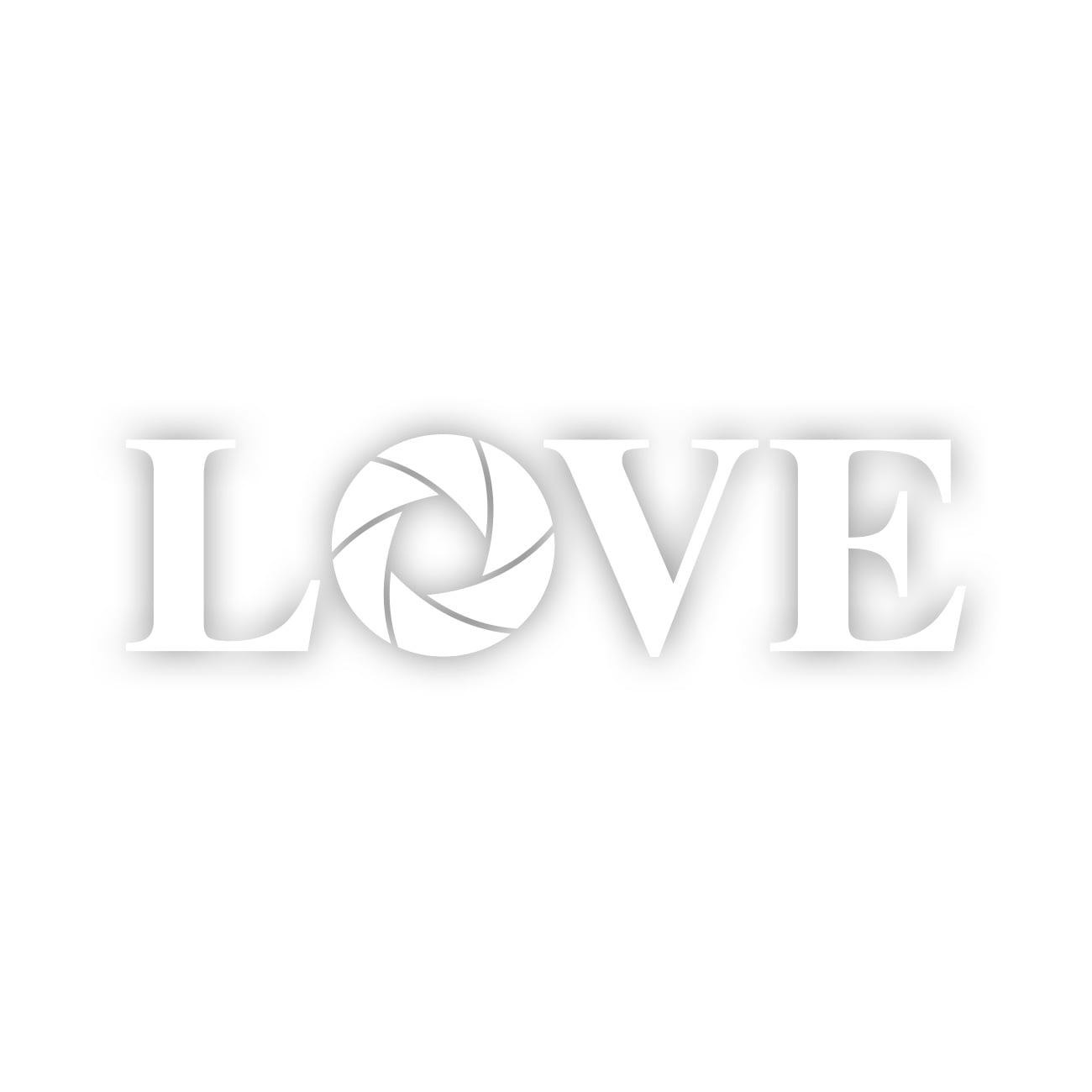 I Love Photography Sticker Decal Die Cut - Self Adhesive Vinyl ...