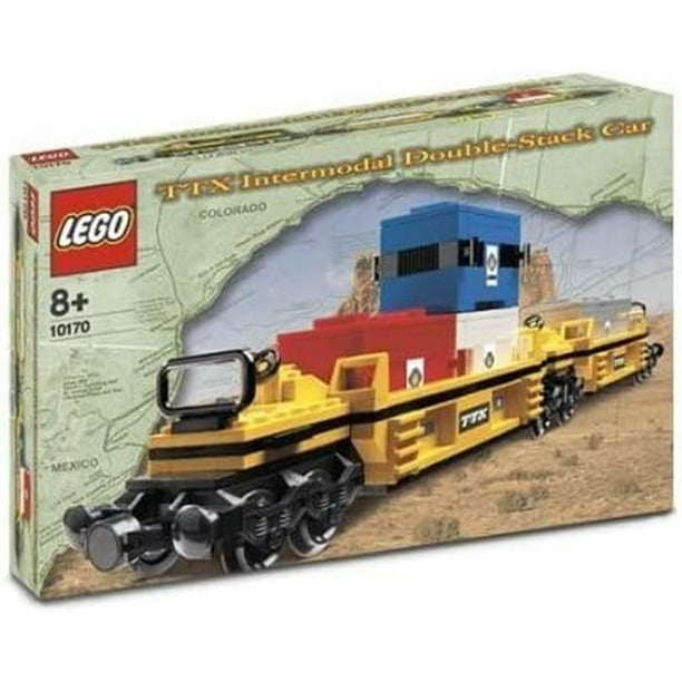 LEGO TTX Intermodel Double-Stack Car Train (10170) - Walmart.com