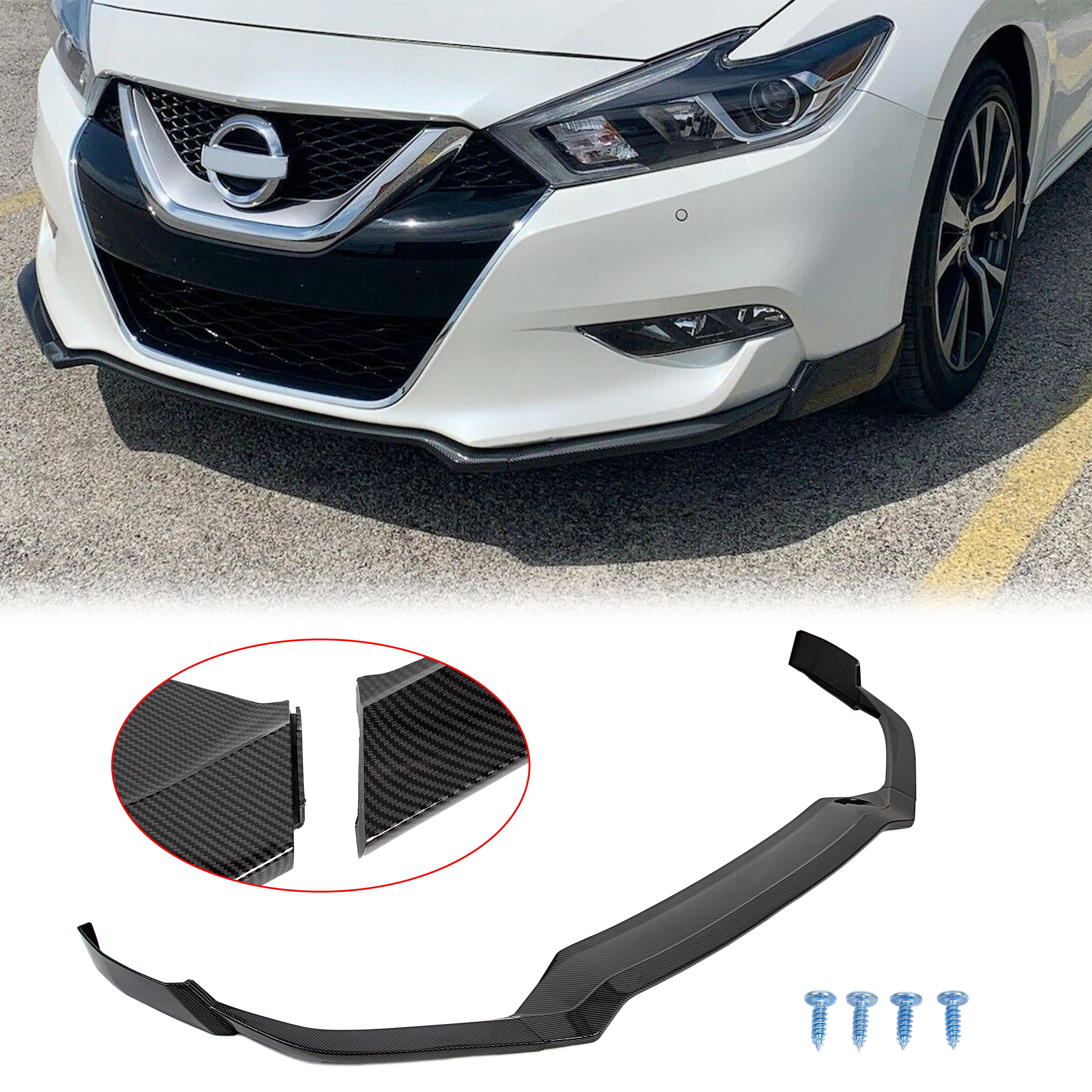 Kojem Front Bumper Splitter Splitter Body Kit Carbon Fiber Style Lip ...