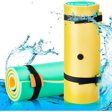 Costway 3-Layer Floating Water Pad 12' x 6' Floating Oasis Foam Mat ...