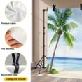Ocean Beach Palm Tree Backdrop for Photography, Summer Tropical Island ...