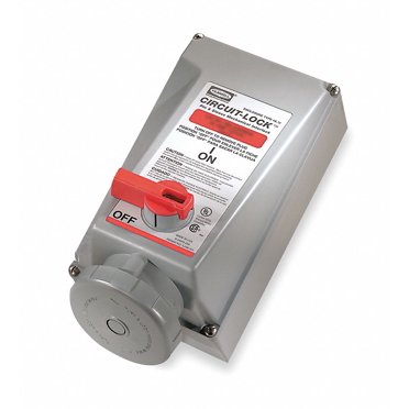 Hubbell WTMchIntrlkDvc,3P4W,30 A,240V AC,7 1/2hp HBL430MI9W - Walmart.com