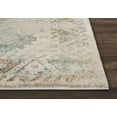 Nourison Fusion Boho Medallion Indoor Rug Cream 5'3" x 7'3" - Walmart.com