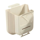 Milisten 1Pack Kitchen Compost Bin Beige Square Collapsible PP ...