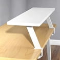 Clamp-On Desktop Elevated Storage Shelf, Adjustable Tabletop Organizer ...