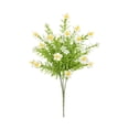 5-Prong Artificial Wildflower Bouquet, Multi Color Rustic Arrangement ...