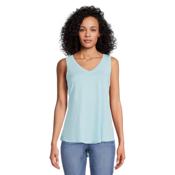Time and Tru Women's High Low Tank Top - Walmart.com