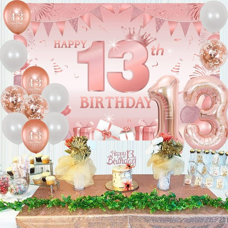 Happy 13th Birthday Decorations