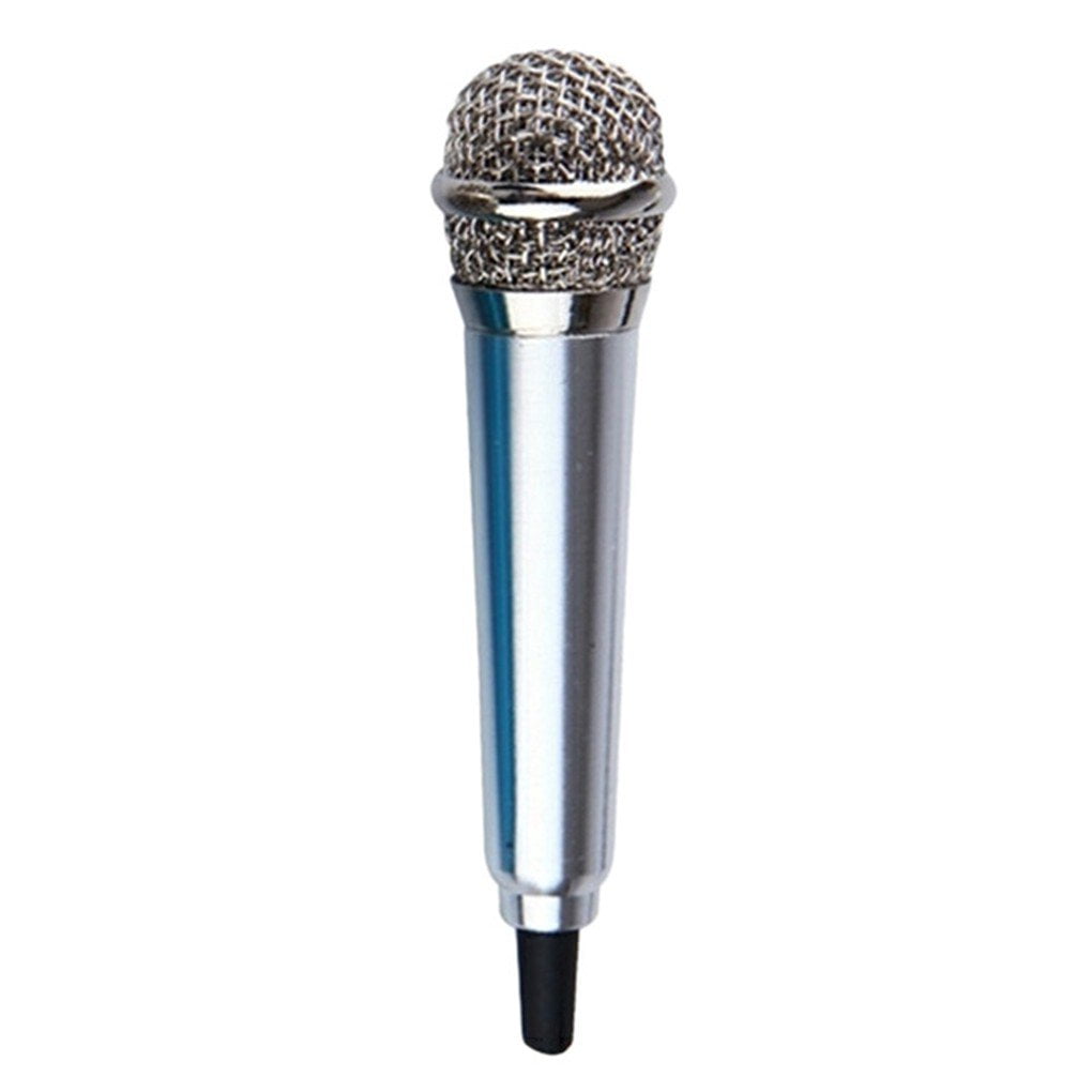 SHELLTON Portable Mini Microphone Portable 3.5mm Stereo Audio Mic for ...