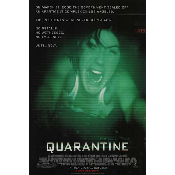 Quarantine - movie POSTER (Style A) (11" x 17") (2008) - Walmart.com ...
