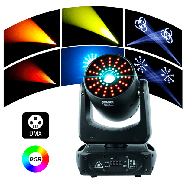 Cabeza Móvil Laser Smr Pro Nexus 2 2w Full Color Aro Led Rgb | Bodega Aurrera en línea