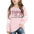 AWZXDE Girls Long Sleeve Casual Top Comfortable Round Neck Tee With ...
