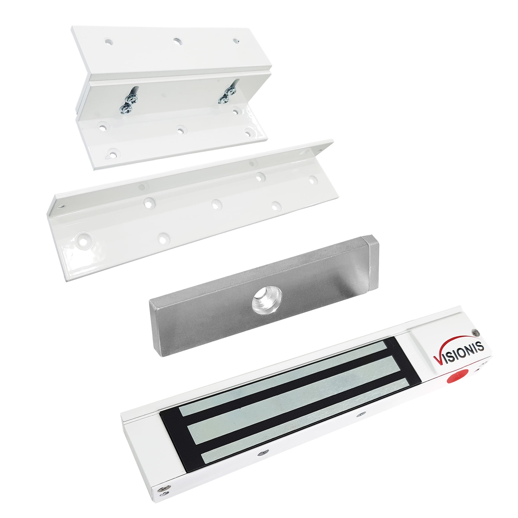 Visionis FPC-5191-WH - 300 lbs WHITE Color Indoor Electromagnetic Lock ...