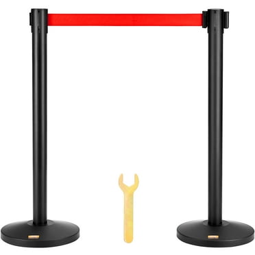 VIPMOON Gold Stanchions Posts Stainless Steel Stanchion Queue Post Red ...