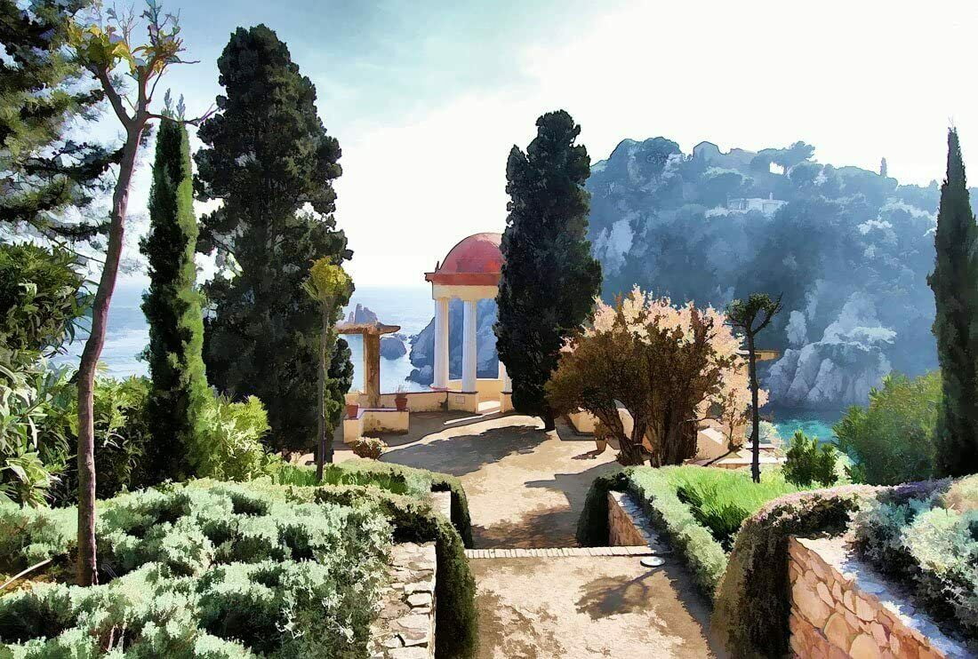 Mythological Garden - CANVAS OR FINE PRINT WALL ART - Walmart.com