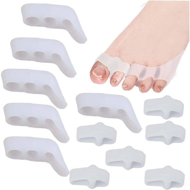12 Toe Separator for Overlapping Toes Toe straighteners for Bent Toes ...