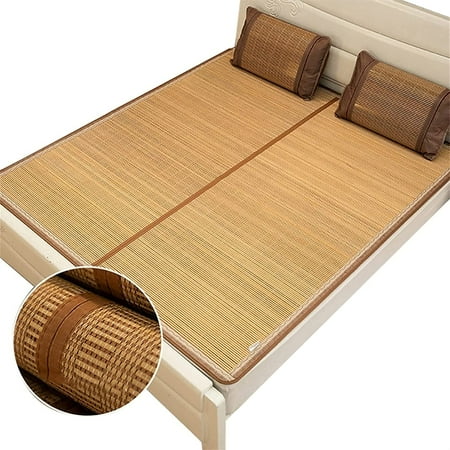 Bamboo Bed mat Summer Cooling Pad for Sleeping Piece Carbonized Bamboo ...