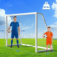 LIFERUN 10 x 6.5ft Soccer Goal Net for Backyard, with Carry Bag, UPVC ...