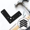 POWERTEC 4 Set Kerf Mount Corner Bracket with Mounting Hardware, Corner ...