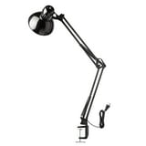 Globe Electric 32" Multi-Joint Metal Clamp Black Desk Lamp, 56963 ...