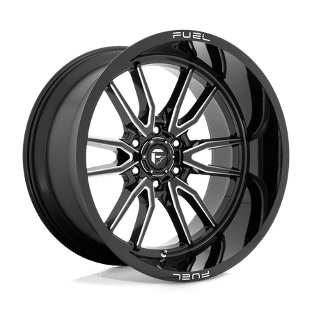 Fuel D762 Clash 22X12 6X139.7 -44Et 87.1Cb Matte Black Double Dark Tint ...