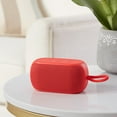 onn. Small Rugged Speaker with Bluetooth Wireless Technology, Red ...