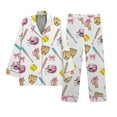 Baseball Glove and Bat Pattern Pajama Set | Cute Athletic Lounge Set ...
