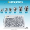 100pcs Split Shot Fishing Weights Removable Round Fishing Weights ...