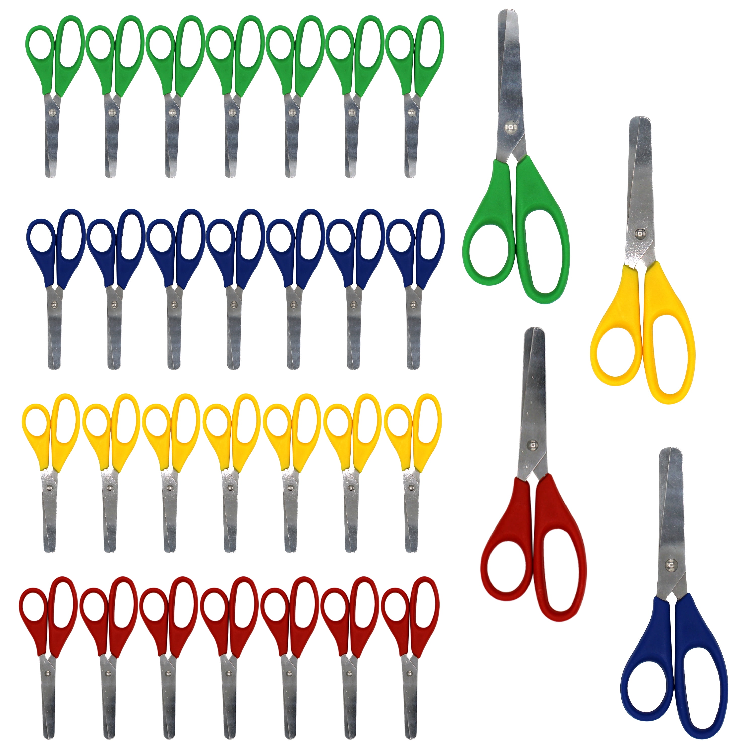 Color Swell Kids Bulk Scissor Pack - 36 Scissors - Walmart.com