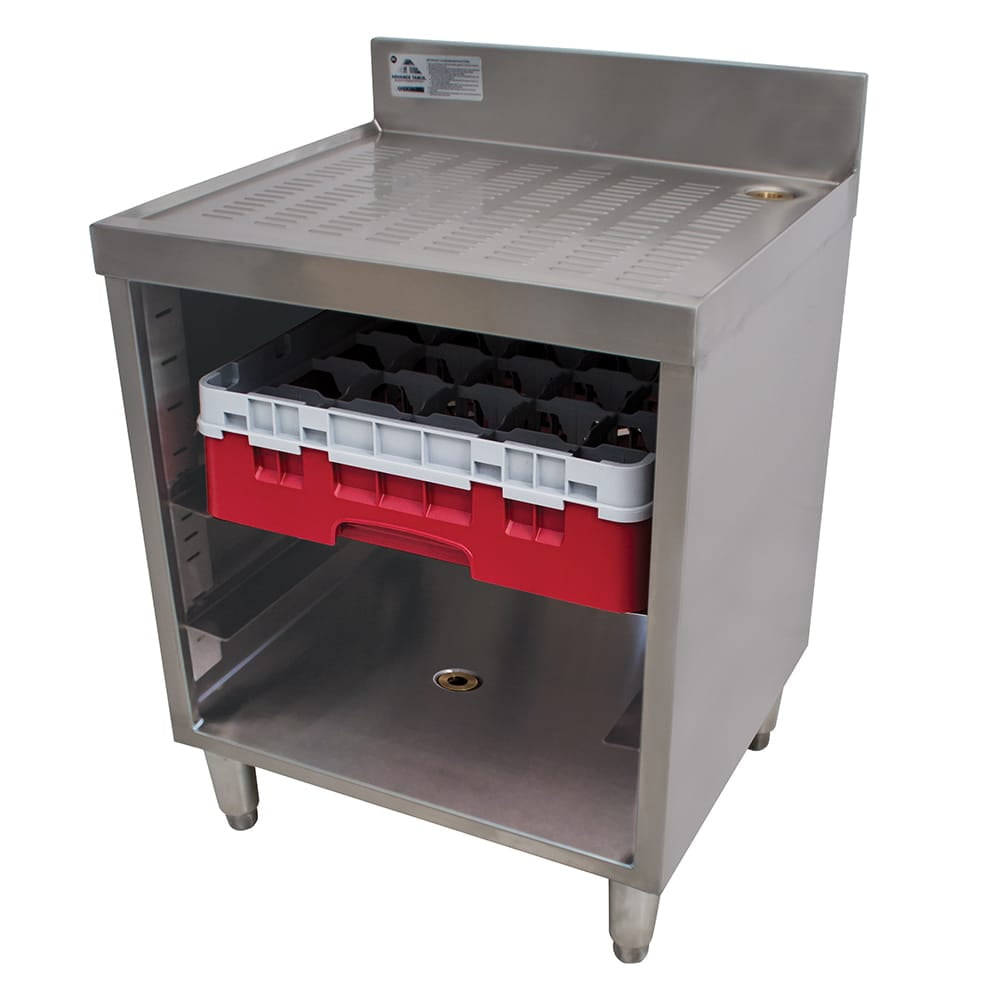 24%22+Closed+Glass+Rack+Cabinet+w%2f+3+Pair+Rack+Glides%2c+Stainless ...