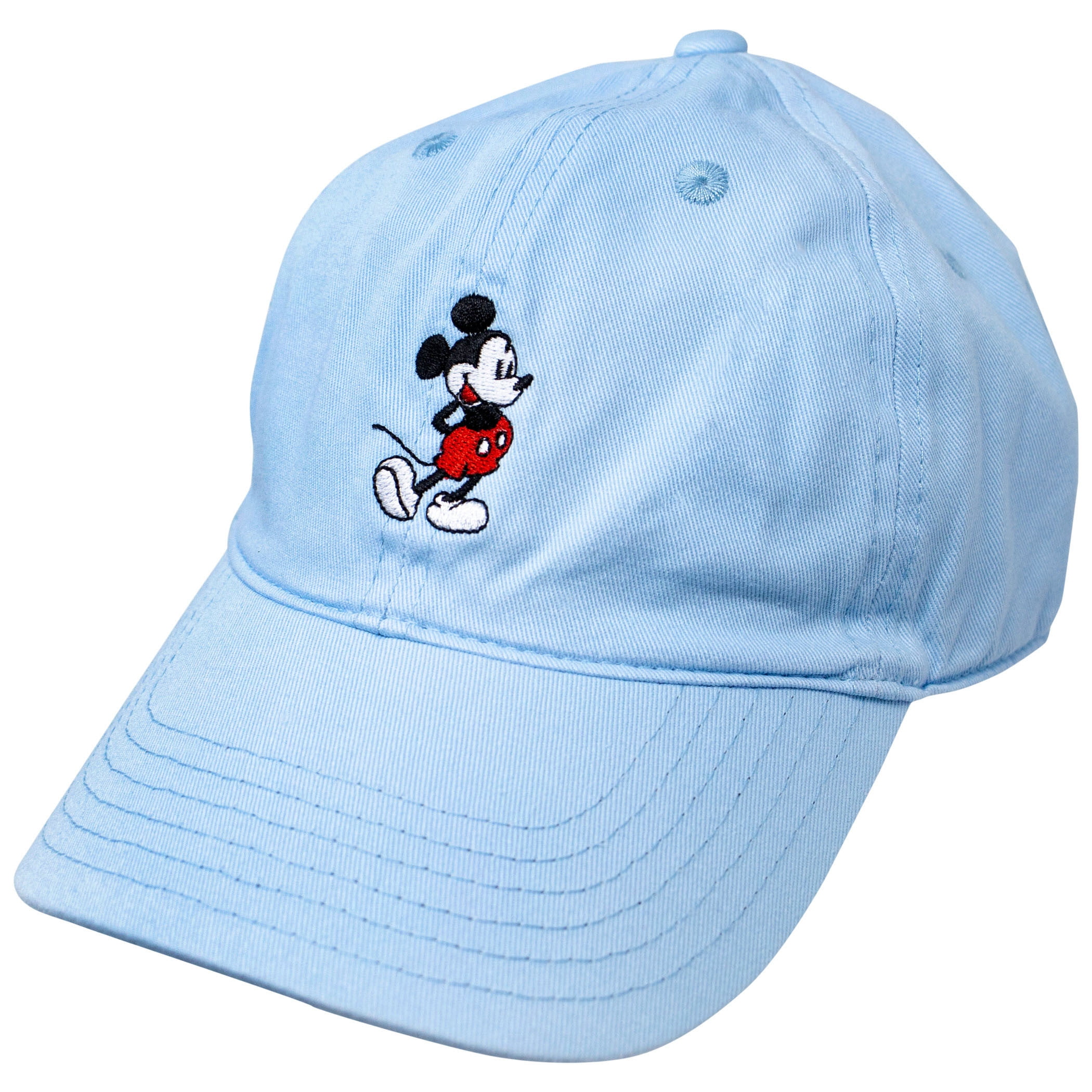 Disney Mickey Mouse Light Blue Dad Hat - Walmart.com
