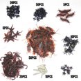 180 Pcs Realistic Bugs Plastic Trick Joke Toys Cockroaches Spiders ...