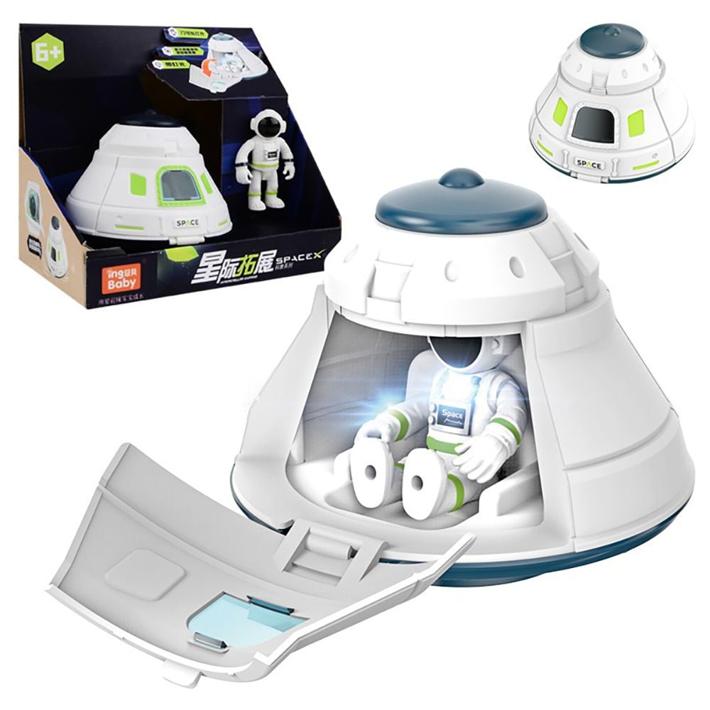 Realistic Style Kids Cognition Mini Astronaut Spaceship Series ...