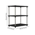 3 Tier Storage Shelf Unit, Heavy Duty Plastic Organizer Rack for ...