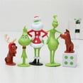 12 Pcs Movie The Grinch Who-Ville Collection Set The Grinch Action Toy ...