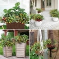 Artificial Plant Set — 9 Stylish Faux Greenery for Indoor & Outdoor ...