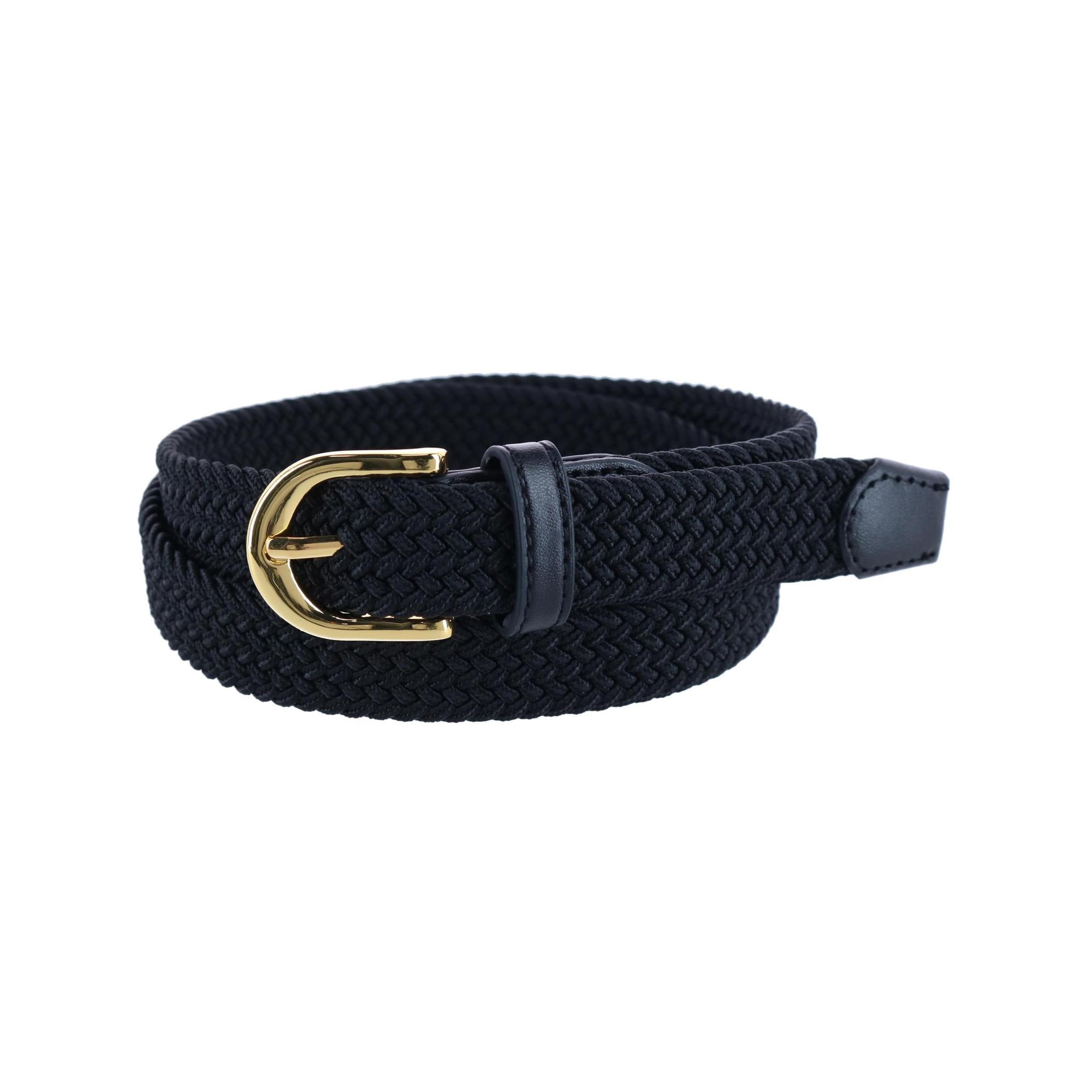 Click here for Ctm Elastic Braided Stretch Belt (Womens) prices