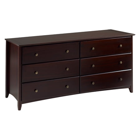 Shaker Style Mirror for 6 Drawer Dresser - Multiple Finishes - Walmart ...