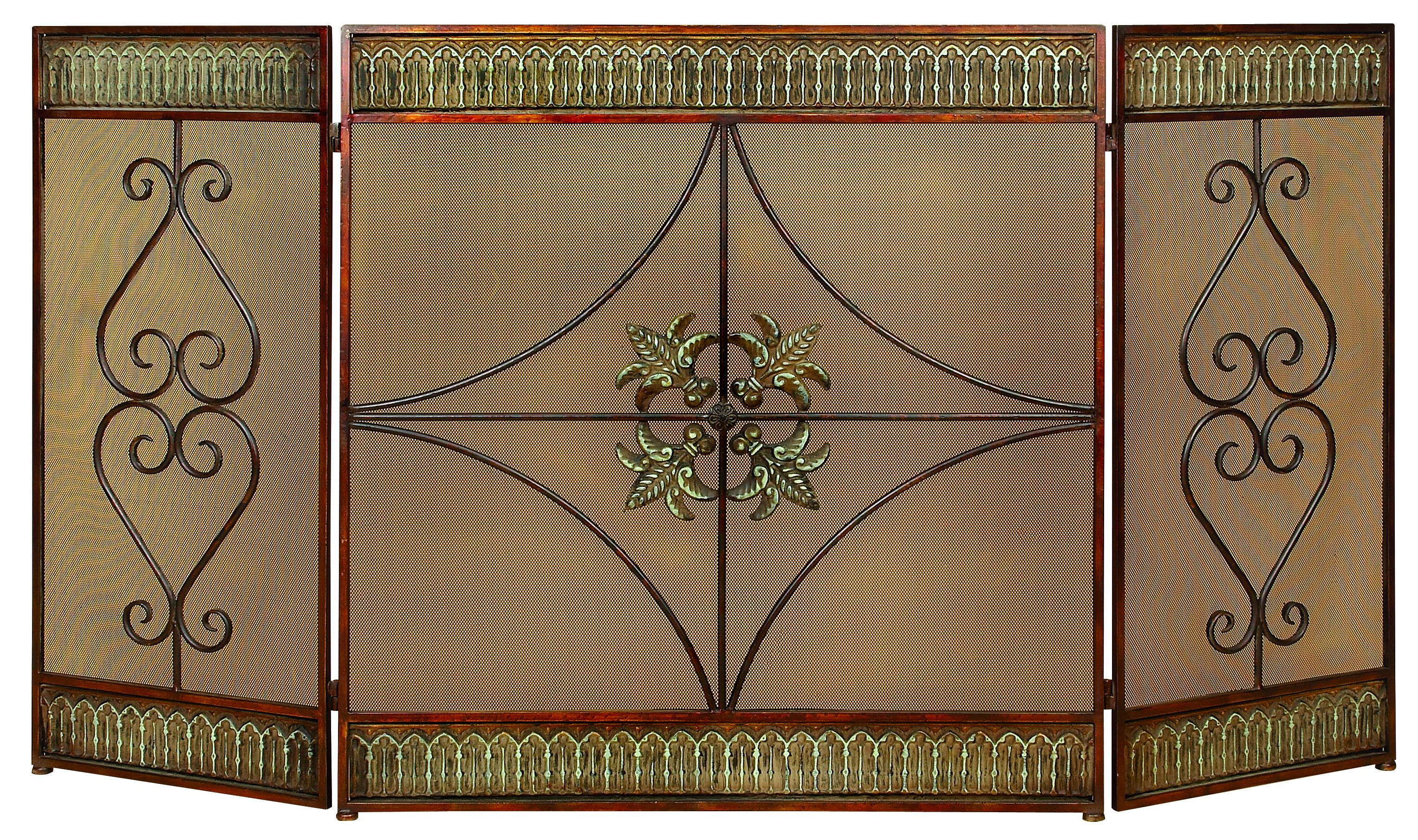 Metal Fire Screen 32 Inches High Attracts Everyone - Walmart.com