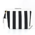 Corduroy Striped Cosmetic Bag, Portable Toiletry and Travel Organizer ...
